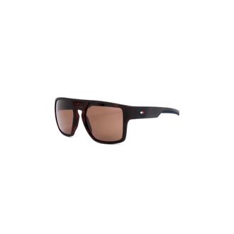 Tommy Hilfiger Homme, Accessoires, Brun, Taille: ONE Size Lunettes de soleil carr&eacute;es
