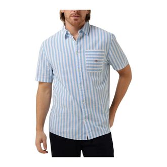 Tommy Jeans Herren, Shirts, Mehrfarbig, SGröße