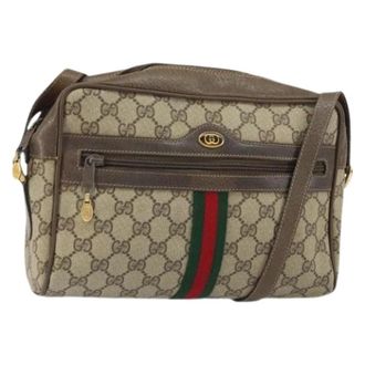 Gucci Pre-owned Canvas Cross Body Bag - - Pre-owned - Damen - Beige - ONE SIZE