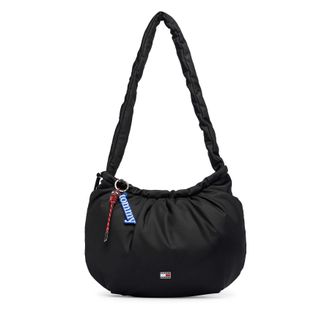 Tommy Jeans Handtasche Tommy Jeans Tjw Icon Charms Hobo AW0AW18783 Schwarz