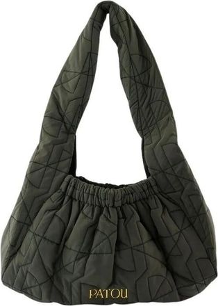 Patou Hobo Bags - Le Biscuit Shoulder Bag - Synthetic - Green - Gr. unisize - in Grün - für Damen