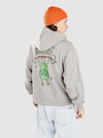 A.Lab Grindset Mindset Boxy Sweatjacke grey