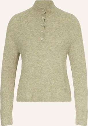 OPUS Strick-Poloshirt Plutton gruen