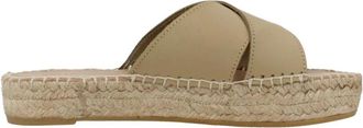 Yellow Mule Alpargata Sliders - - Shoes - Damen - Gr&uuml;n - 41 EU