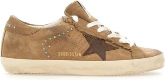 Golden Goose Femme, Chaussures, Brun, Taille: 36 EU Superstar Classic avec liste