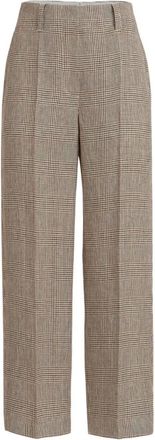 Brunello Cucinelli Femme, Pantalons, Brun, Taille: 40 FR Wide Pantalons