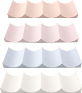 BESPORTBLE Mikinona 4 St&uuml;ck Weinflaschenhalter mit Rutschfester Unterseite Stapelbares Weinregal aus Sicherem Material Pr&auml;sentationsmatten f&uuml;r Weinflaschen Dosen