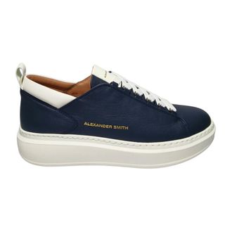 Alexander Smith Homme, Chaussures, Bleu, Taille: 43 EU sneaker Pelle