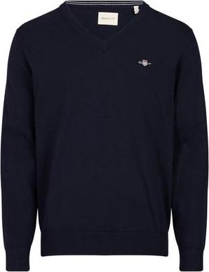 GANT Pull droit &agrave; logo brod&eacute; en coton