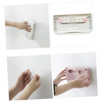 NUOBESTY Schuhregal H&auml;ngend Wand Schuhregal Zur Wandmontage Wandschuhregal Schuhhalter Mit Schuhregalhalterung Integrierter F&uuml;r Schuhaufbewahrungsregal Aus Pp 