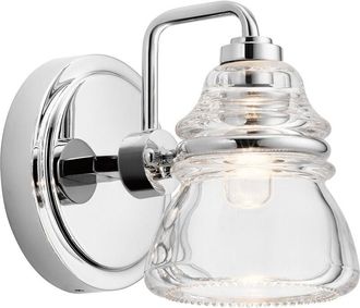 Kichler Elstead Kichler Talland Badezimmer-Wandleuchte Chrom poliert, IP44