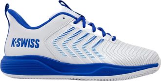 K-Swiss Herren ULTRASHOT Light Clay Tennis Shoe, White/Dazzling Blue/Baltic Sea, 44.5 EU