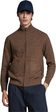 IMPURE Impure - Cardigan Conrad Mouline - Homme - Pulls - Brun - Taille: L