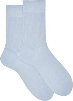Dor&eacute; Dor&eacute; Chaussettes mi-hautes c&ocirc;tel&eacute;es en coton