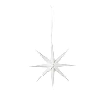Broste Copenhagen Broste Copenhagen Weihnachtsschmuck Stern aus Papier in der Farbe White, 15cm, 70080399