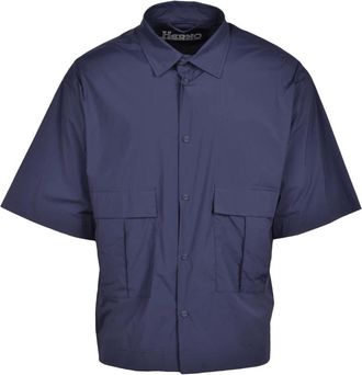 Herno Homme, Chemises, Bleu, Taille: XL chemise