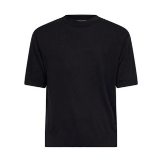 Laneus Homme, Pulls, Noir, Taille: L Maglietta Girocollo Mezza Manica