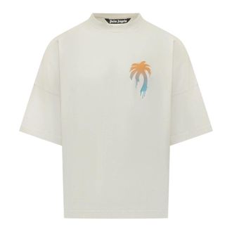 Palm Angels Herren, Oberteile, Wei&szlig;, XSGr&ouml;&szlig;e