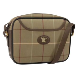 Burberry Pre-owned Canvas Schultertasche - - Pre-owned - Damen - Beige - ONE SIZE