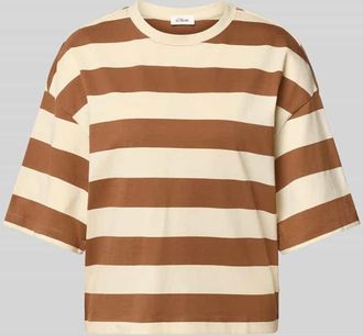s.Oliver Red Label Oversized T-Shirt aus reiner Baumwolle