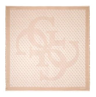 Guess &eacute;charpe Eco Erica Kefiah 120x120 Latte Logo beige