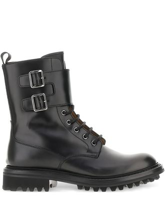 Churchs bottines lacées à double boucle - Noir