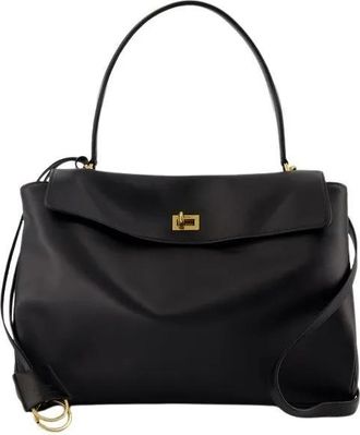 Balenciaga Hobo Bags - Rodeo Shoulder Bag - Leather - Black - Gr. unisize - in Schwarz - für Damen