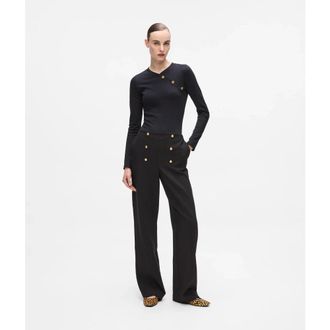 Karl Lagerfeld Damen, Hosen, Schwarzk, MGr&ouml;&szlig;e