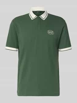 Emporio Armani Regular Fit Poloshirt mit Logo-Print