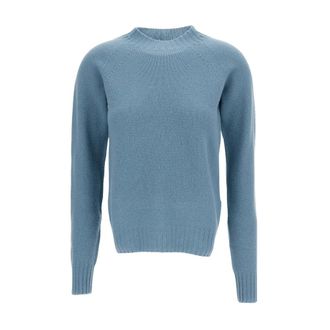 Drumohr Pull col montant L5W113Tl - Femme - Pulls - Bleu - Taille: 36 FR