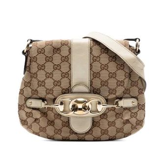 Gucci Pre-owned Canvas Shoulder Bag - - Pre-owned - Damen - Braun - ONE SIZE