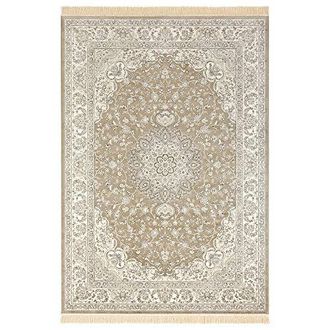 Nouristan Naveh Orient Teppich - Wohnzimmerteppich Orientalisch Kurzflor mit Fransen Vintage Orientalischer Samt-Teppich f&uuml;r Esszimmer, Wohnzimmer, Schlafzimmer
