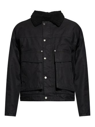 Dsquared2 veste bomber à col en fausse fourrure - Noir