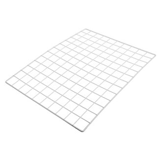 NUOBESTY Fotowandgitter Metall 485X375cm Drahtgitterwandpaneel Wei&szlig; Selbstgemacht Wandgitter Raster zur Fotoanzeige und Aufbewahrung Klein f&uuml;r Wanddekoration