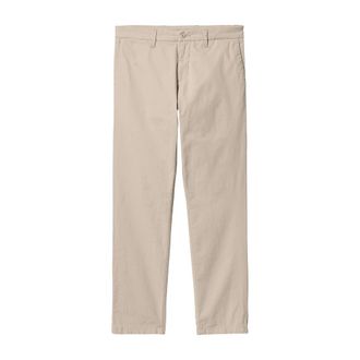 Carhartt Work in Progress Beige Baumwollhose mit Logotaschen - - Trousers - Herren - Beige - W27 L32