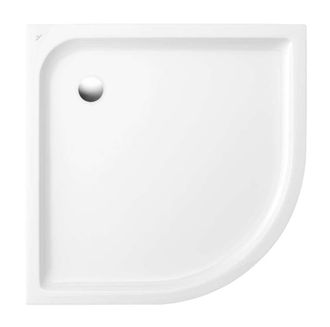 Villeroy & Boch Villeroy&boch - O.novo Plus, Piatti Doccia, 900 X 900 X 60 Mm, Lunghezza Lato: 900 Mm, Quarto Tondo, In Ceramica, A Parete O Incasso, Su Piedini O Su 