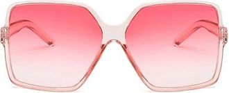 Generic Lunettes De Soleil Carr&eacute;es &Agrave; Grande Monture For Hommes, For Lext&eacute;rieur, Les Vacances, Le Sport Et Femmes(Pink)