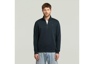 G-Star Sweatshirt Premium Core Half Zip mit Stehkragen
