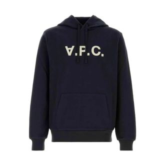 A.P.C. Standard Grand VPC Hoodie - - Sweatshirts & Hoodies - Herren - Blau - M