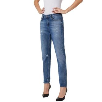 Liu Jo Herzverzierte Boyfriend Jeans - - Jeans - Damen - Blau - W31