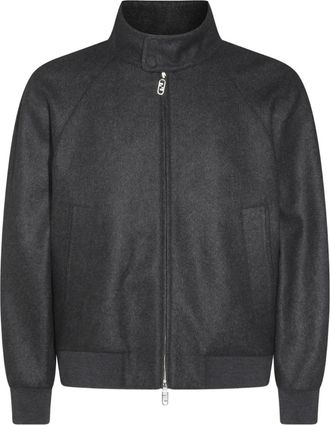 Fendi Bomberjacke mit Rei&szlig;verschluss - Schwarz