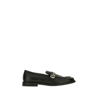 Gucci Loafer mit Double G - - Shoes - Herren - Schwarzk - 42 EU