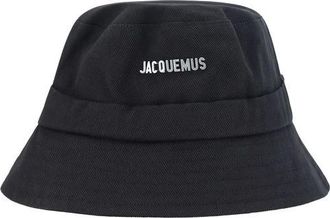 Jacquemus Homme, Accessoires, Noir, Taille: 58 CM Chapeau Seau Gadjo