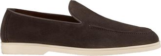 Doucal's Leichte Slipper Newman aus Veloursleder mit Sneaker-Sohle in