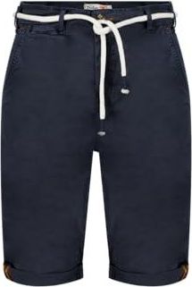 Deeluxe Bermuda en Coton Karma, Coupe Slim, Homme, Short Adulte, Bermuda en Coton De Qualité, Coupe Slim, Poches À LItalienne, Braguette Zippée, Parfait pour 