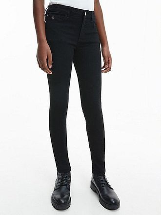 Calvin Klein Mid Rise Skinny Jeans - Clean Black Stretch - M&auml;dchen - 4 Jahre (104 cm)