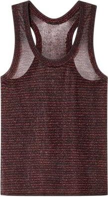 Isabel Marant D&eacute;bardeur Cevara en maille ray&eacute;e