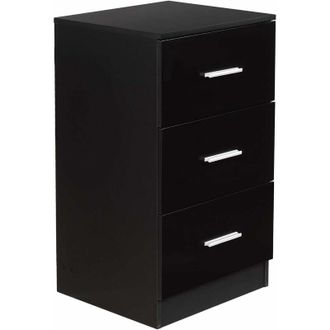 Costway B&uuml;roschrank mit 3 Schubladen, Standcontainer Aktenschrank Schubladenschrank Universalschrank - Costway