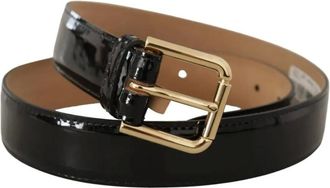 Dolce & Gabbana Femme, Accessoires, Noir, Taille: 80 CM Gorgeous Belt
