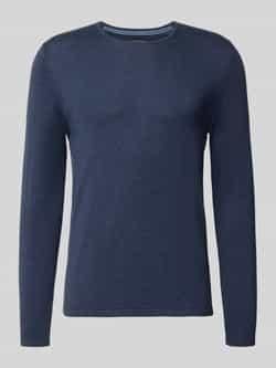 Christian Berg Strickpullover aus Baumwolle mit Rundhalsausschnitt